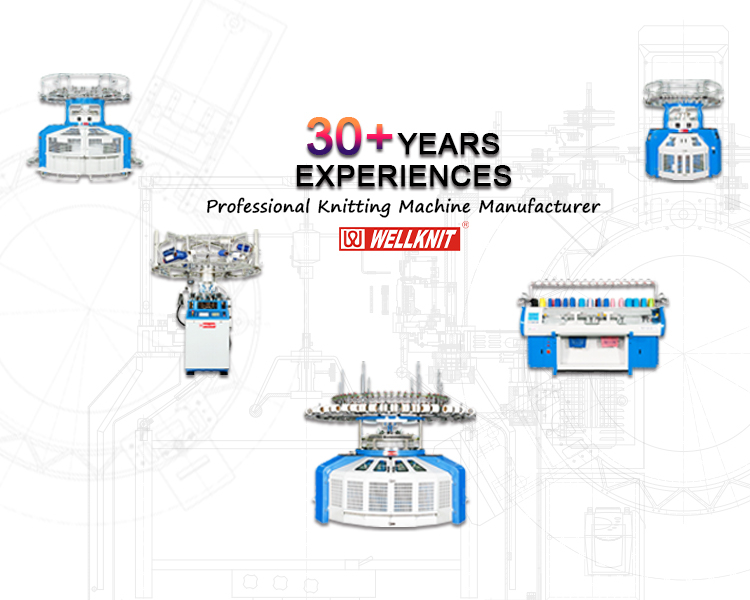 Mesin rajut bundar, mesin rajut bundar rusuk - WELLKNIT
